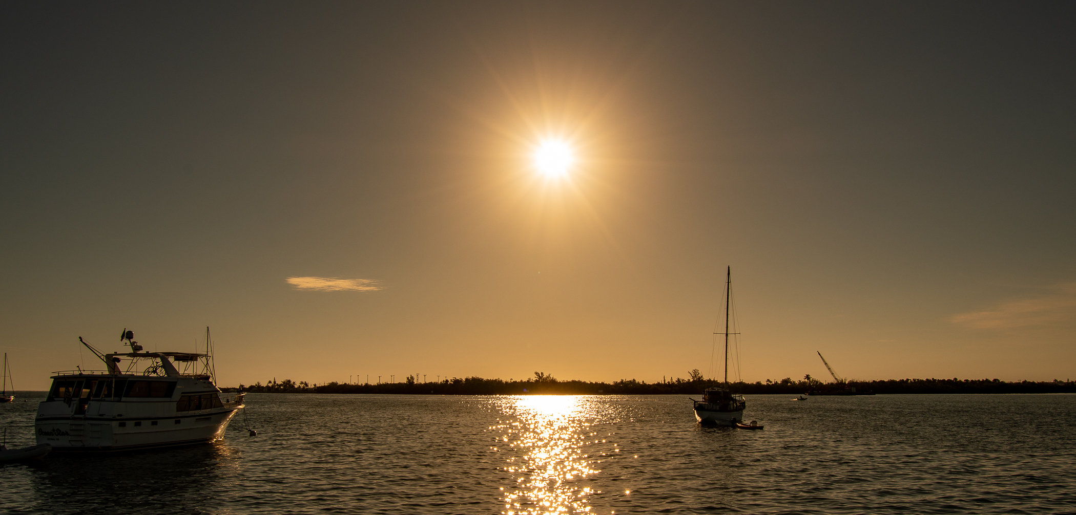 Sun Over Dredgers Key - The Sailing Vessel Pomaika'i