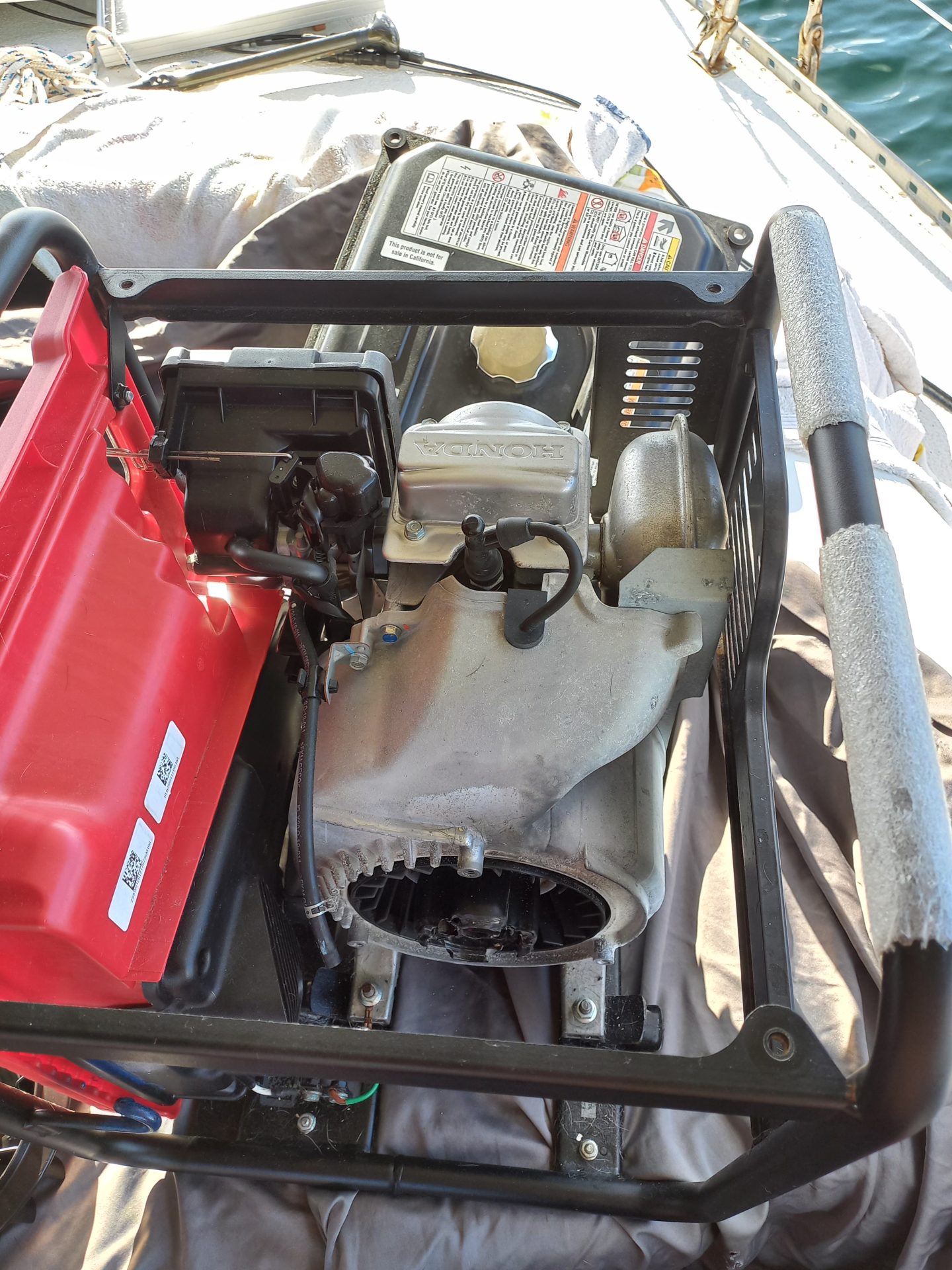 Replacing The Cooling Fan On A EB2800I Honda Generator - The Sailing ...